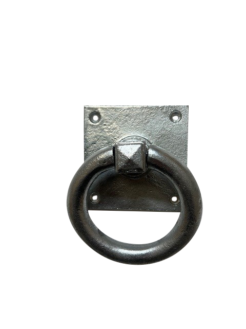 Lulworth Handle 8" Ring Latch Galvanised by heatnhand - 1st Fix