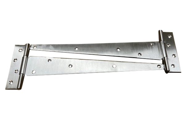 STAINLESS STEEL 600mm (24") Strong Tee Hinges by GateFix PER PAIR - 1st Fix