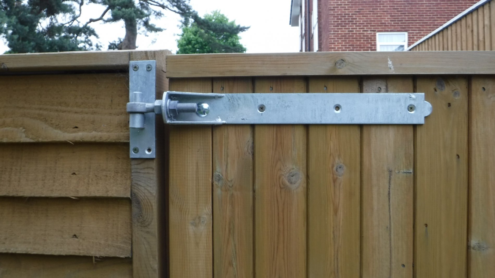 GALV 1200mm (48 inch) Adjustable Hook and Band Hinges PER PAIR complete ...